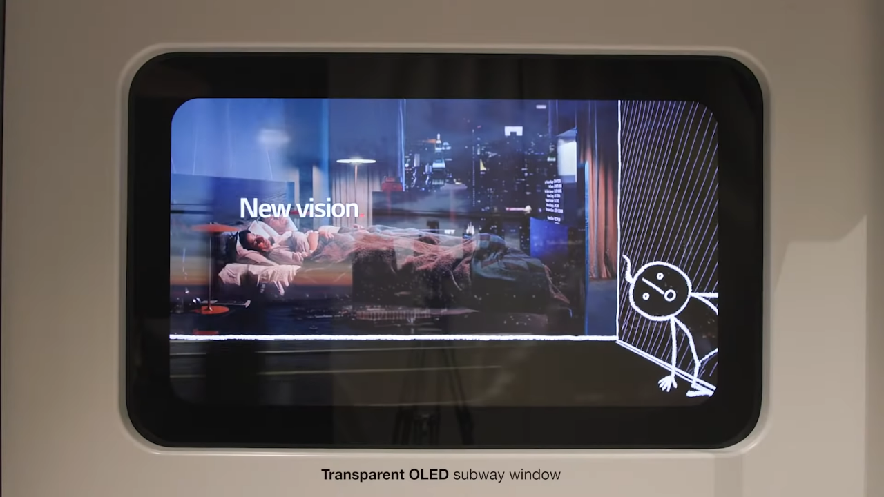 Documentation Seoul Subway | OLED.Transparent - LG Display Newsroom