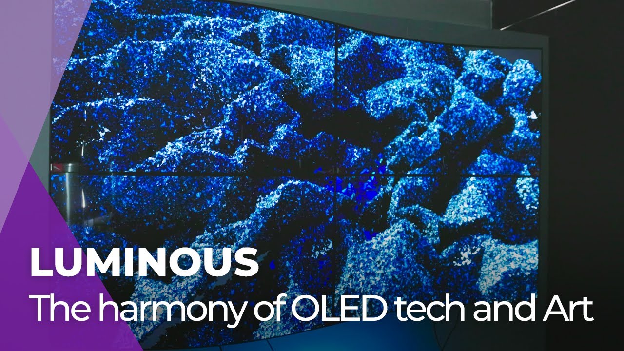 The harmony of OLED tech and Art ㅣ OLED X RCA - LG Display Newsroom